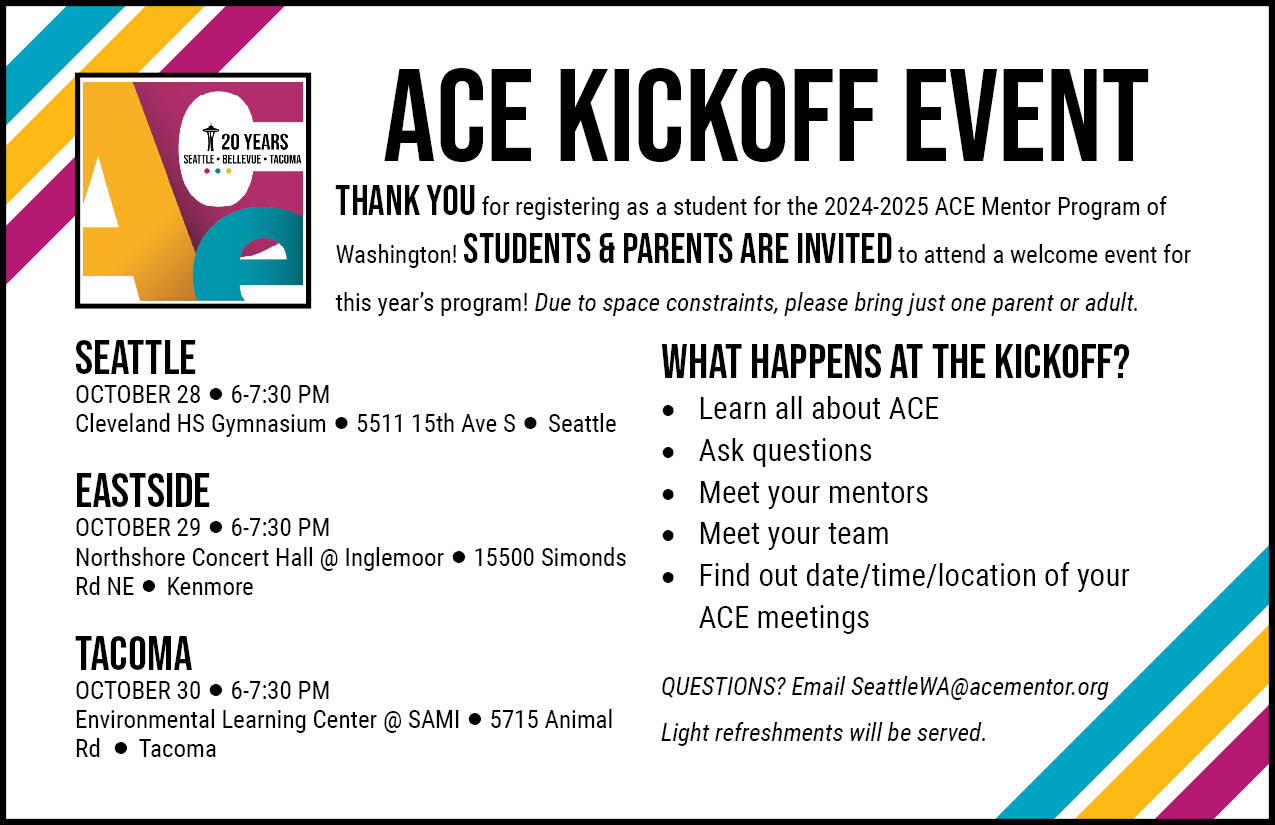 Seattle, WA – ACE Mentor Program of America